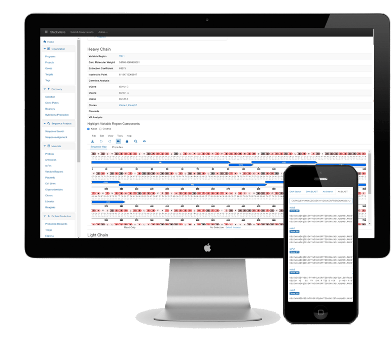 StackWave Affinity Antibody Discovery LIMS