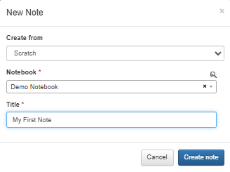 Getting Started - Electronic Lab Notebook (ELN)
